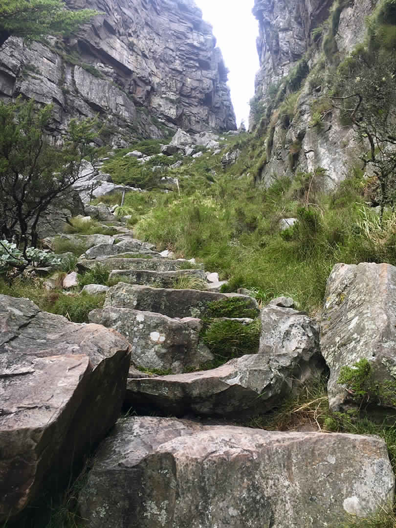 Platteklip Gorge Table Mountain Hike in Cape Town, South Africa. Platteklip Gorge Table Mountain Hike in Cape Town, South Africa.